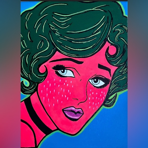 Art | Strawberry 12x16 Pop Art | Poshmark